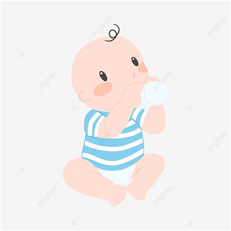 طفل الكرتون شرب الحليب عنصر الشخصيات عنصر كرتون Png وملف Psd للتحميل