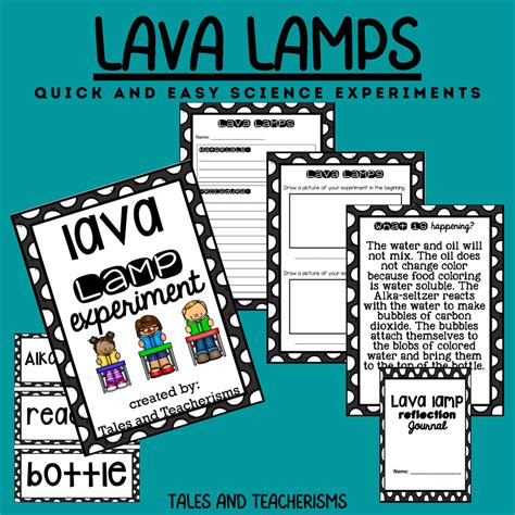 Quick And Easy Science Experiment Lava Lamp Learn About Chemical Reactions Classful