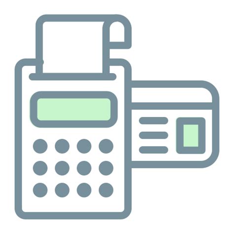 Pos Terminal Generic Color Lineal Color Icon