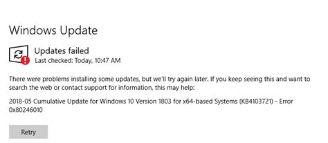 Solved Win Computer Unable To Install Windows Updates Experts Exchange