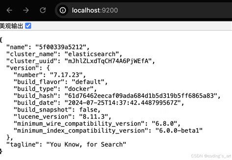 Docker启动eselasticsearch71723docker 启动es Csdn博客