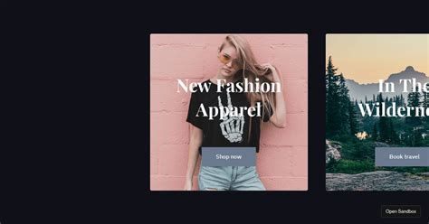 react slider w hover effect codesandbox