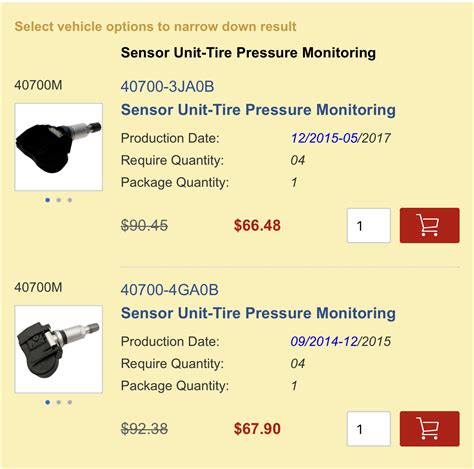 New TPMS Sensors Infiniti Q50 Forum