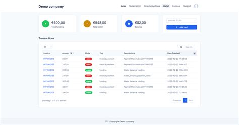 wallet module for perfex crm smart invoice payment by ulutfa codecanyon