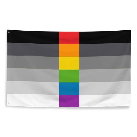 Heteroflexible Pride Flag 3x5 Straight Bisexual Gay Banner Rainbow Etsy