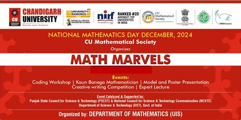 Celebration Ncstc Department Of Mathematics Uis Cu