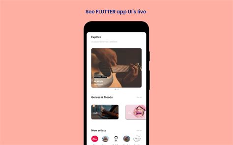 flutter ui showcase tutorials app on amazon appstore