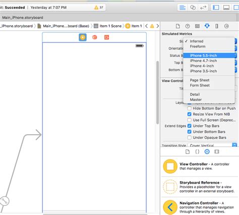 What Is The Default Design Size For Xcode Storyboard Stack Overflow