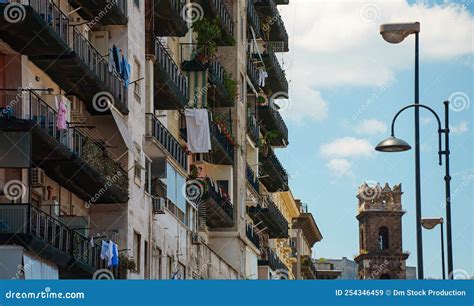 Italian Apartment Building Stock Image Image Of Detail 254346459