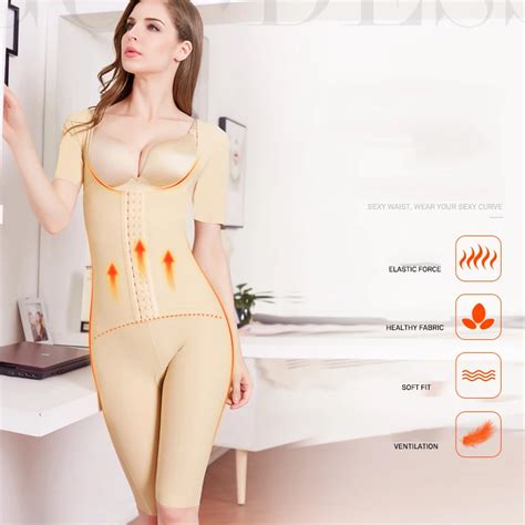 Боди для коррекции фигуры с полным покрытием эластичное бесшовное женское послеродовое белье для