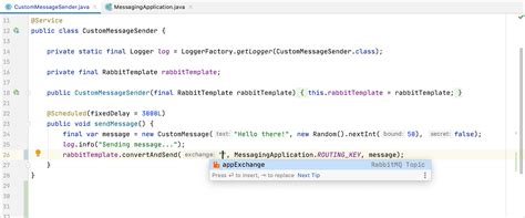 Message Queues IntelliJ IDEA