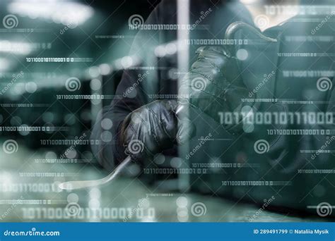 Concept Of Hacker Attack And Hacking The System Stock Image Image Of