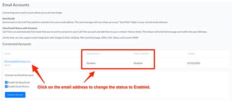 integrating your email with calltime ai calltime ai