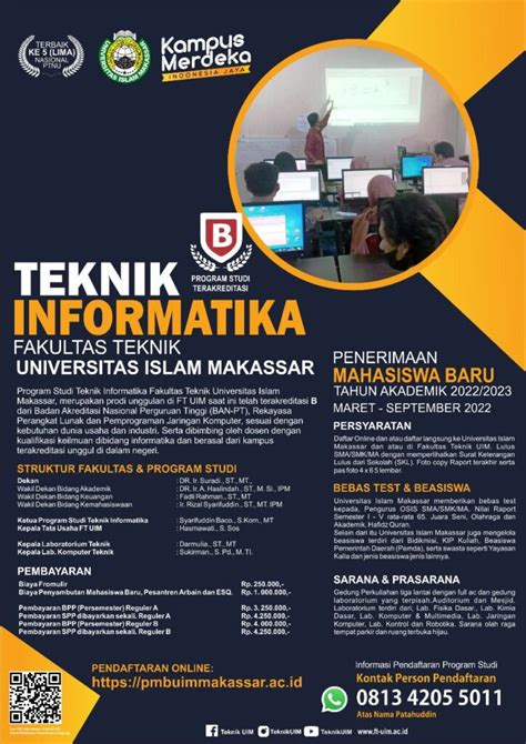 Rapat Program Studi Teknik Informatika Fakultas Teknik Universitas
