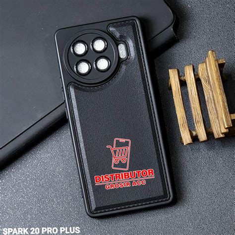 Jual Tecno Spark 20 Pro Plus Case Leather Pro Case Black Tecno Spark 20 Pro Plus Shopee Indonesia