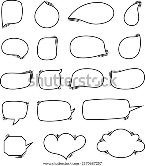 Set Hand Drawn Comic Shapes Text Stock Vector Royalty Free 2370687257 Shutterstock Set Hand Drawn Comic Shapes Text Stock Vector Royalty Free 2370687257 Shutterstock