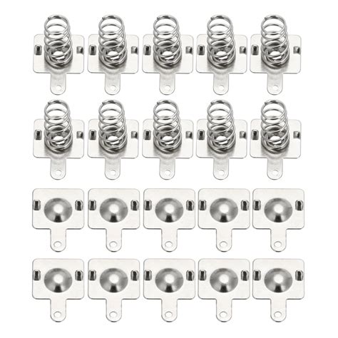 실버 교체 금속 배터리 스프링 접촉 플레이트 10 쌍 Aa Aaa 배터리용 145x9mm스프링 Aliexpress