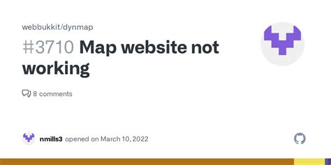 Map Website Not Working · Issue 3710 · Webbukkitdynmap · Github