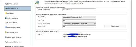 reporting services ssrs url r sqlserver