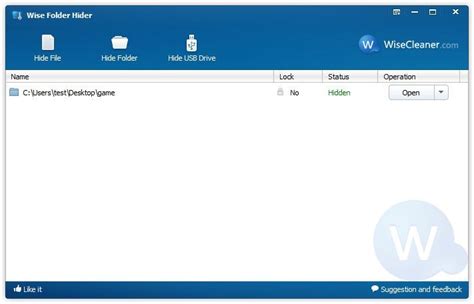 download wise folder hider portable v3 11 freeware afterdawn