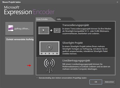 Webcam Navigator Microsoft Expression Encoder 4