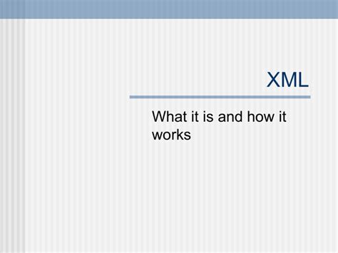 XML PowerPoint