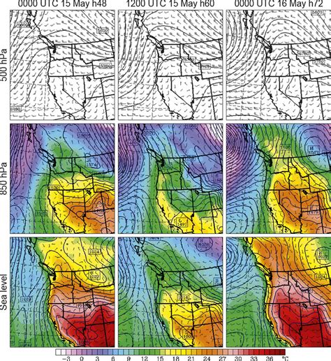 The West Coast Thermal Trough Mesoscale Evolution And Sensitivity To