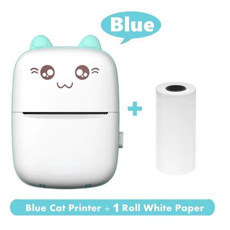 Cute Hd Photo Printer Mini Drucker Thermal Adhesive Label Portable Makeid Inkless Bluetooth