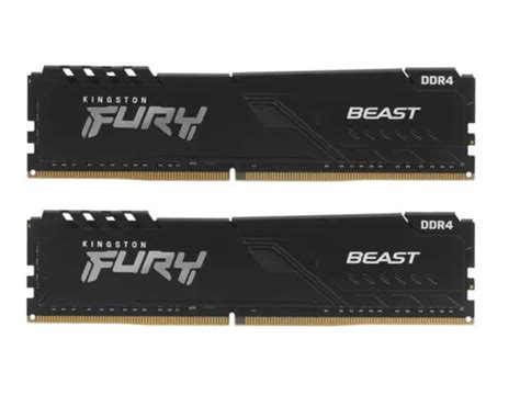 Модуль оперативной памяти Kingston Fury Beast Black DDR4 2666 МГц16 ГБ ...