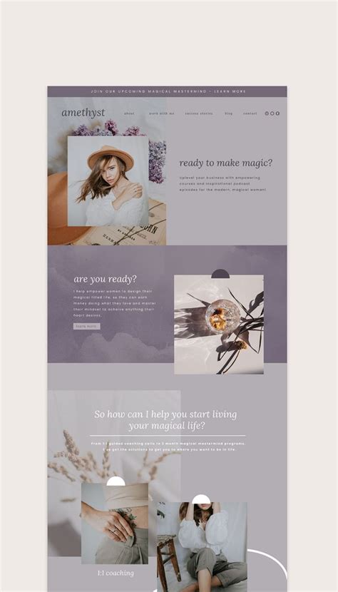 Custom Squarespace Website Design And Template Squarespace Website Design Fun Website Design