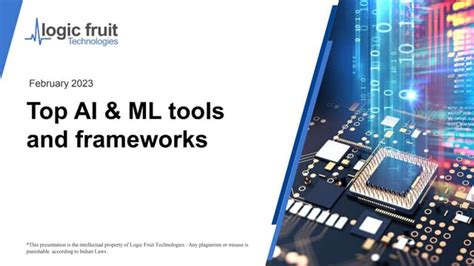 Top Ai And Ml Tools And Frameworks Pptx Computer Software And