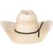Rodeo King 24k Shantung Diamond 4 12in Brim Open Crown Straw Hat