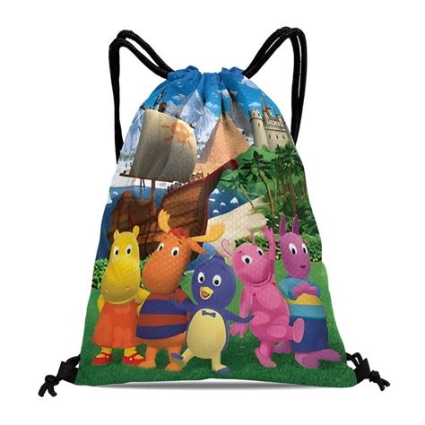 Backyardigans Pattern Drawstring Pocket Design 15 7 17 7 Inches Stylish And Comfortable