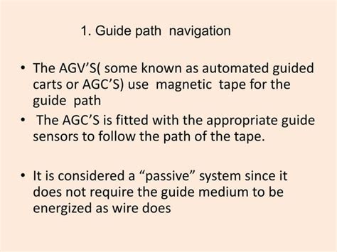 Automated Guided Vehicle Pptx