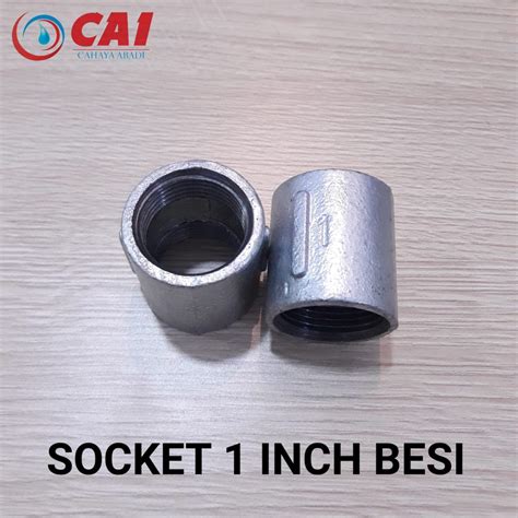 Jual Grosir Socket Besi 1 Inch Sambungan Pipa Besi Galvanis
