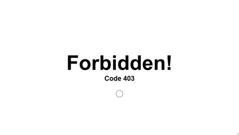 403 Forbidden HTML Templates
