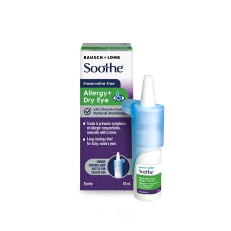 Soothe Allergy Dry Eye Ectoinesodium Hyaluronate 10ml Meyespa