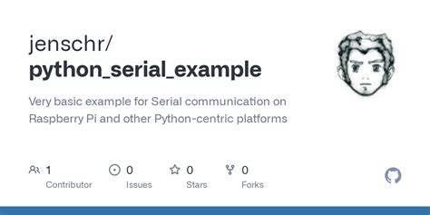 Github Jenschrpythonserialexample Very Basic Example For Serial