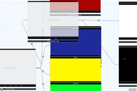 ios multiple navigation controllers tab bar controllers on one