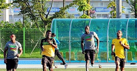 대구세계육상 훈련중인 자메이카 육상대표팀