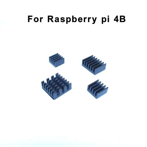 4pcs For Raspberry Pi 4b Aluminum Heatsink Radiato Vicedeal