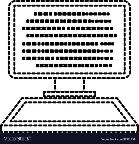 Programming And Coding Concept Code On The Screen Vector Image