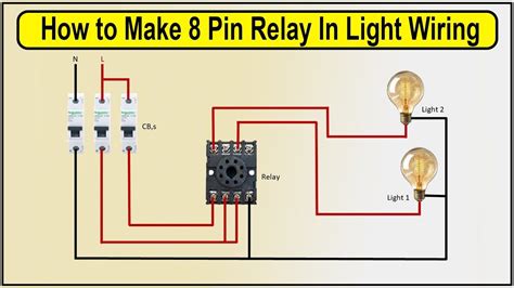 8 Pin Relay Wiring Diagram Step By Step Guide