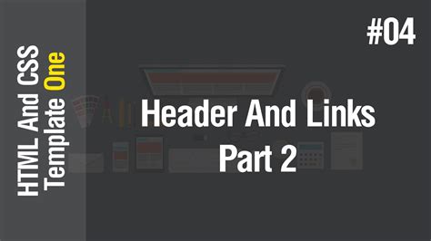 Arabic Html And Css Template One 2021 04 Create Header And Links