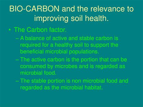 PPT BIO CARBON THE BIOLOGICALLY ACTIVATED CARBON PowerPoint Presentation ID 339685