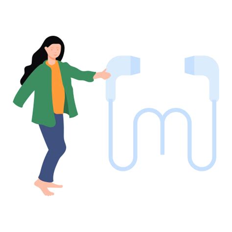 Earphone Girl Device Gadget Female Icon Download On Iconfinder