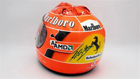 2005 Michael Schumacher Ducati Schuberth Signed Test Helmet The