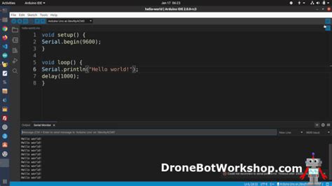 Visual Studio Code Arduino Serial Monitor