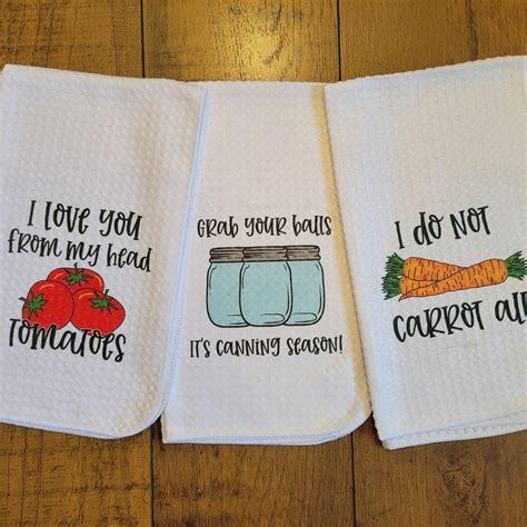 Funny Kitchen Towel Etsy