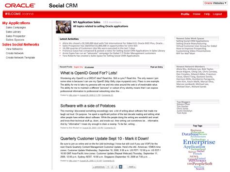 Oracle Social Crm Applications Strategy Overview And Roadmap Ppt